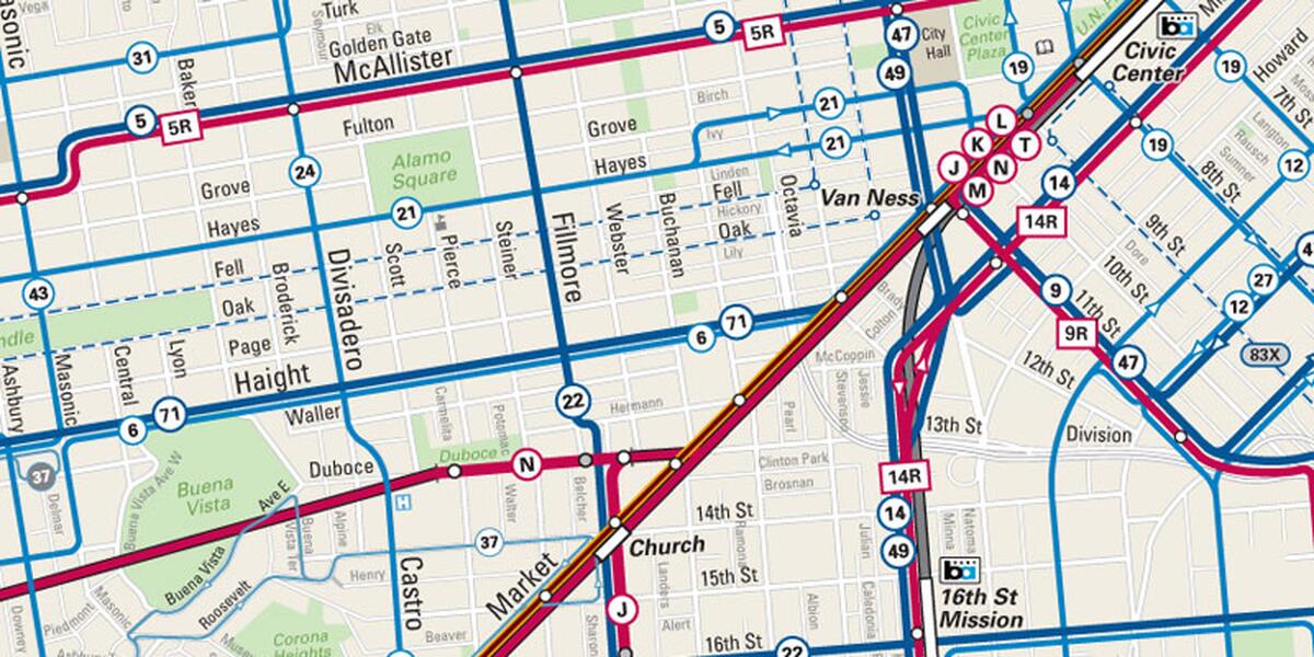 A New Map for Muni | SPUR