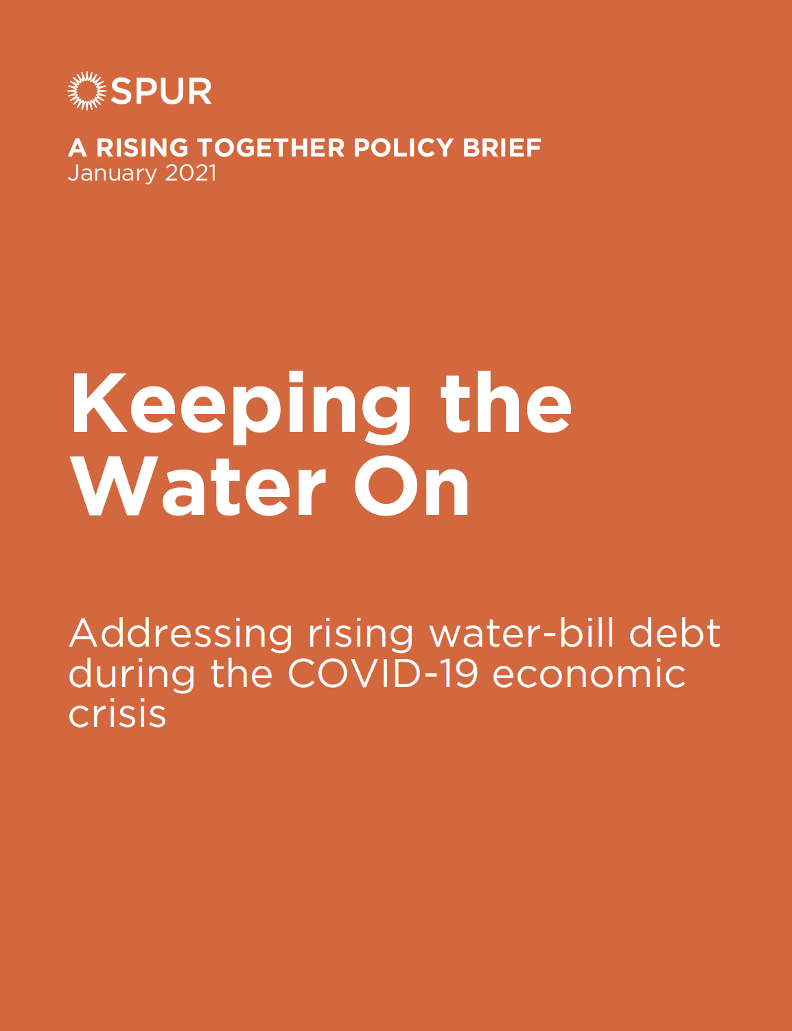 Keeping the Water On | SPUR