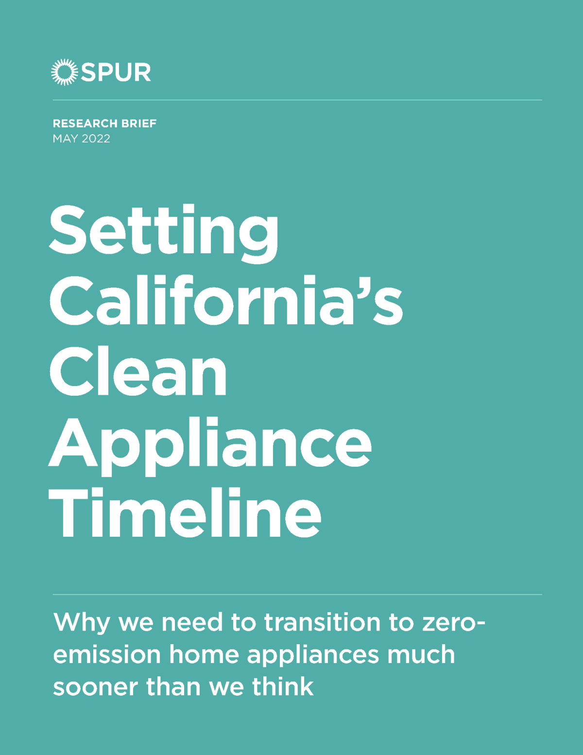 Setting California’s Clean Appliance Timeline | SPUR